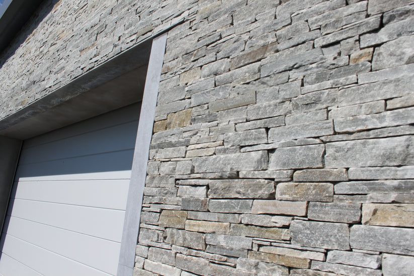 Silver Donegal Quartzite Garden Walling | McMonagle Stone