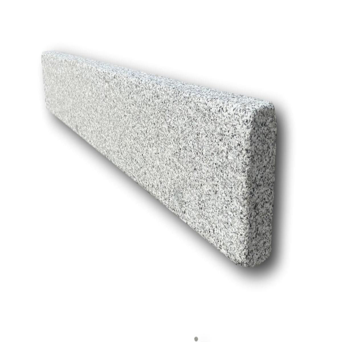 Silver Granite Pin Kerb - Blasted | McMonagle Stone